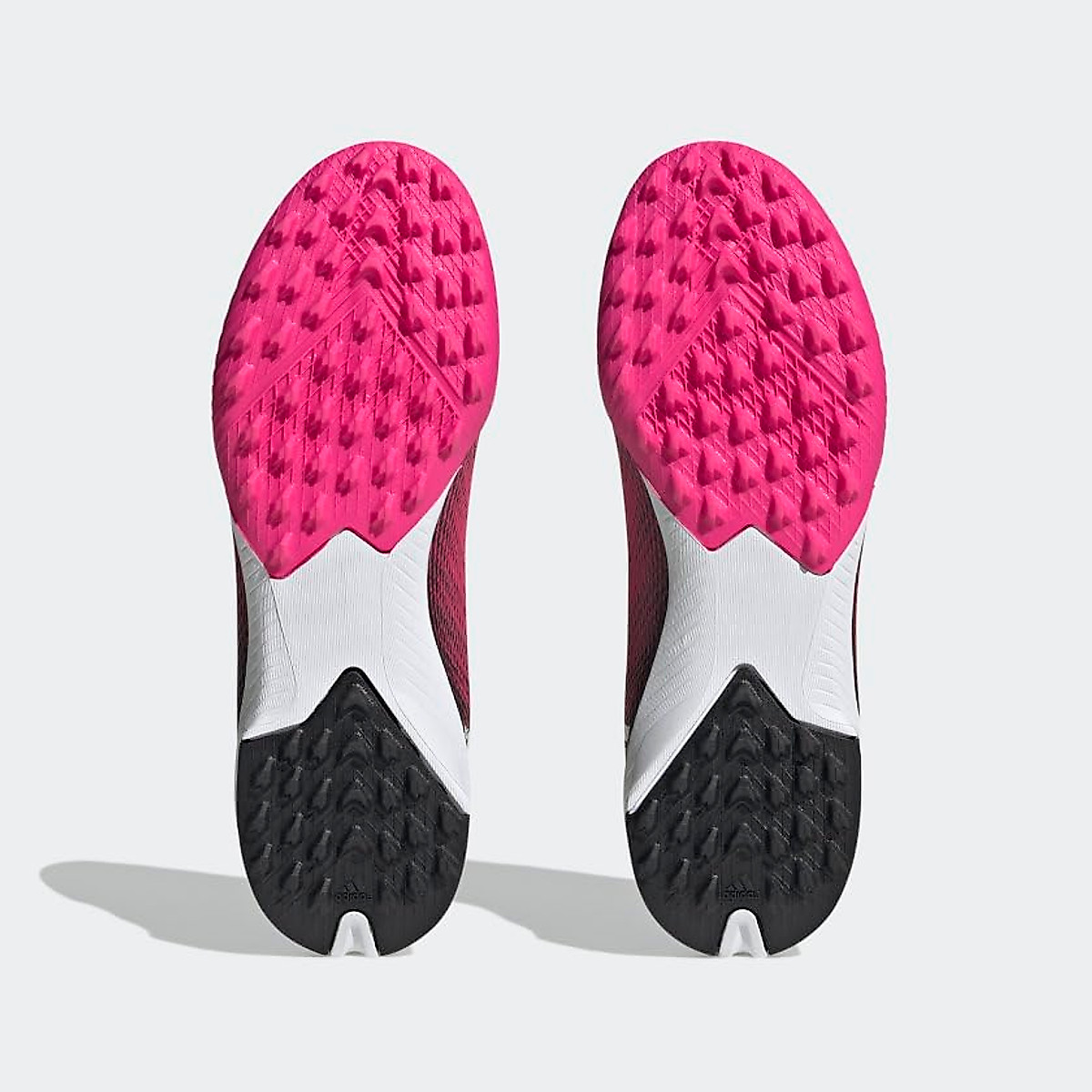 adidas X SPEEDPORTAL.3 Turf Soccer Shoe, Team Shock Pink/Zero Metallic/Black, 4.5 US Unisex Big Kid