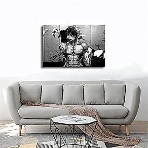 YYUU Gurappura Baki Poster Baki Hanma Poster Baki Poster (19) Posters for Room Aesthetic Bedroom Decor Art Poster 08x12inch(20x30cm) Frame-style