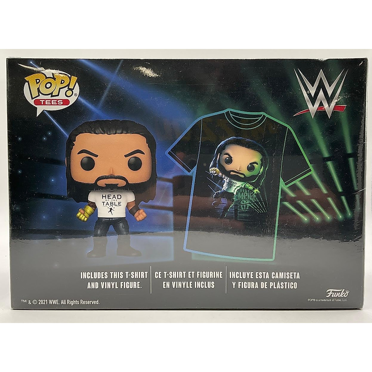 Funko Pop! Pop & Tee: WWE - Roman Reigns - XL Exclusive