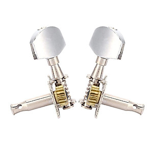 Alomejor Ukulele Tuning Peg 2L + 2R Ukulele Tuning Peg Machine Head with Mouting Screws for Classical Ukulele