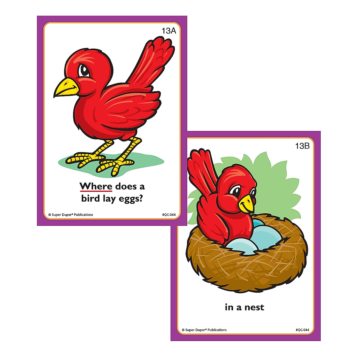 Super Duper Publications | Ask and Answer® Where Questions Fun Deck | Communication and Language Processing Skills Flash Cards | Educational Learning Materials for Children