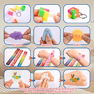 Yutin 350PCS Prize Box Toys for Kids Classroom, Party Favor Bulk for Kids 4-8 8-12, Goodie Bag Stuffers, Pinata Filler, Treasure Chest Box for Kids Prizes, Birthday Gift Bags for Boys Girls 3-5