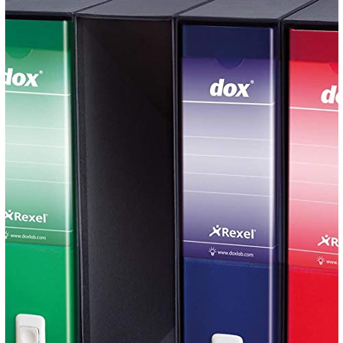 Rexel DOX 1 A4 Lever Arch File White_Parent 6 Pack