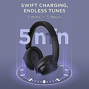 1MORE SonoFlow SE Active Noise Cancelling Wireless Headphones, Over Ear Bluetooth Headphones with DLC Dynamic Driver, 70H Playtime, Clear Calls, Custom EQ via app