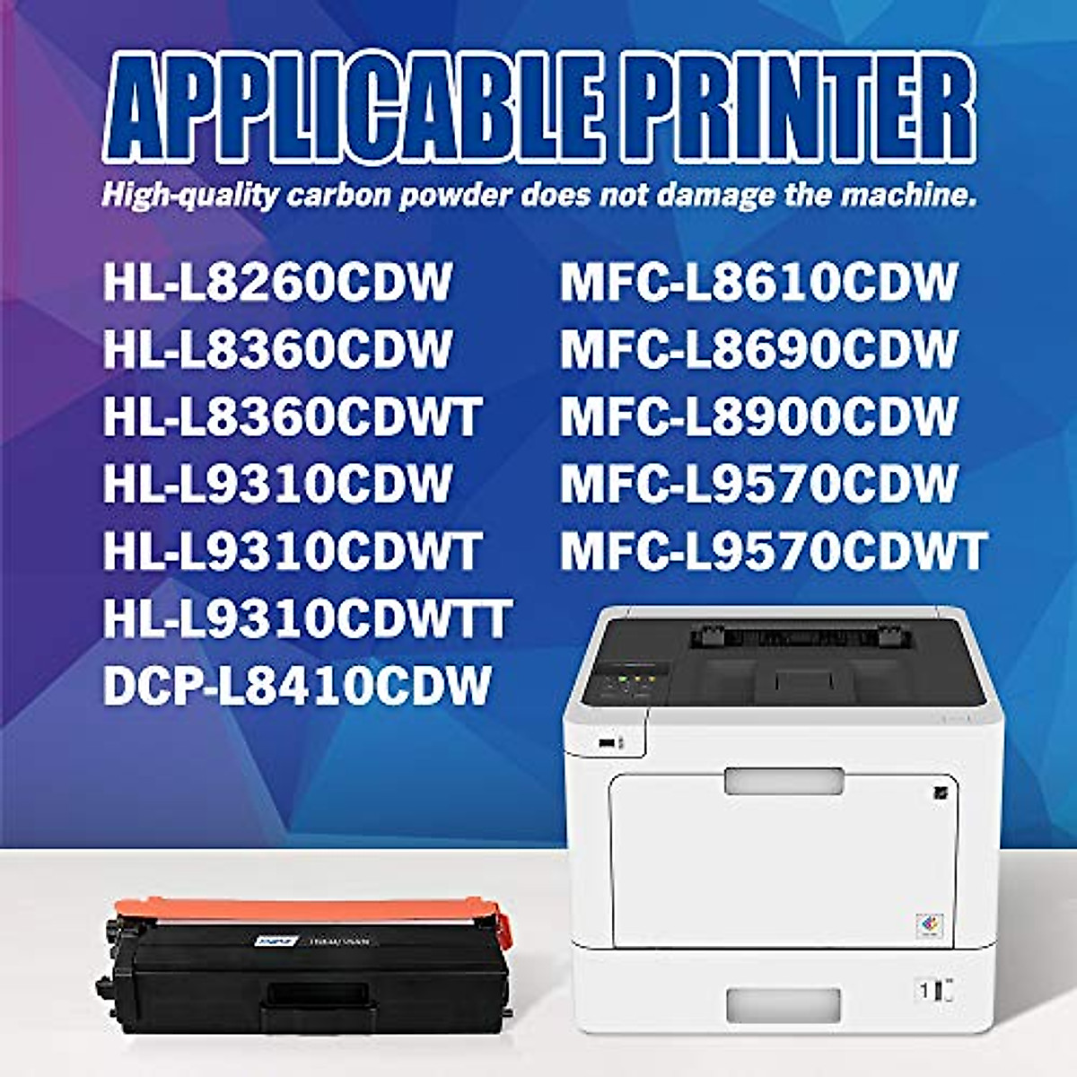 INK E-SALE Compatible Toner Cartridge Replacement for Brother TN433 TN431 High Yield, 4 Pack, Black Cyan Yellow Magenta