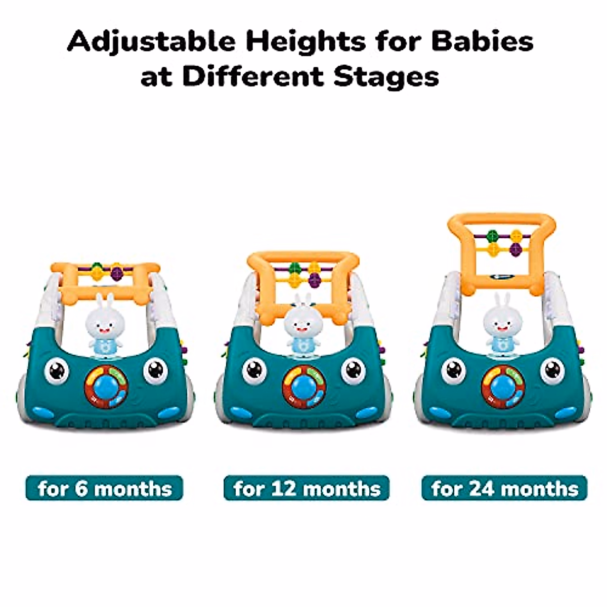 EINSTEM Sit to Stand Learning Baby Walker, Baby Toys 6 to 12, 12-18 Months, Toys for 1 Year Old Boys Girls, Toddler Gifts Remote Control Activity Center with Music, 3 in 1