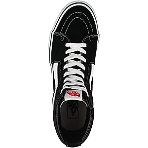 Vans Unisex High-Top Trainers, Black White, 8 US men