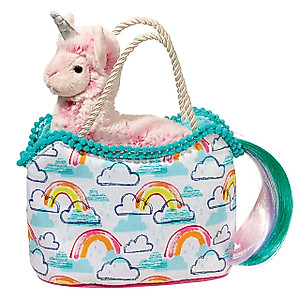 Douglas Rainbow Sassy Sak with Llamacorn Plush Stuffed Animal