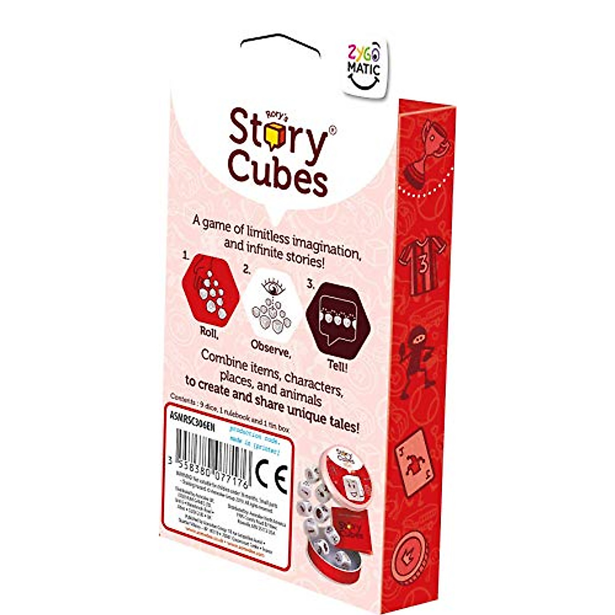 Asmodee - Rory's Story Cubes Eco Blister Heroes