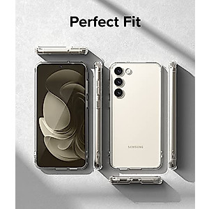 Ringke Fusion [Display The Natural Beauty] Compatible with Samsung Galaxy S23 Plus Case 5G, Transparent Phone Cover for Women, Men, Shockproof Bumper Designed for S23 Plus Case - Clear