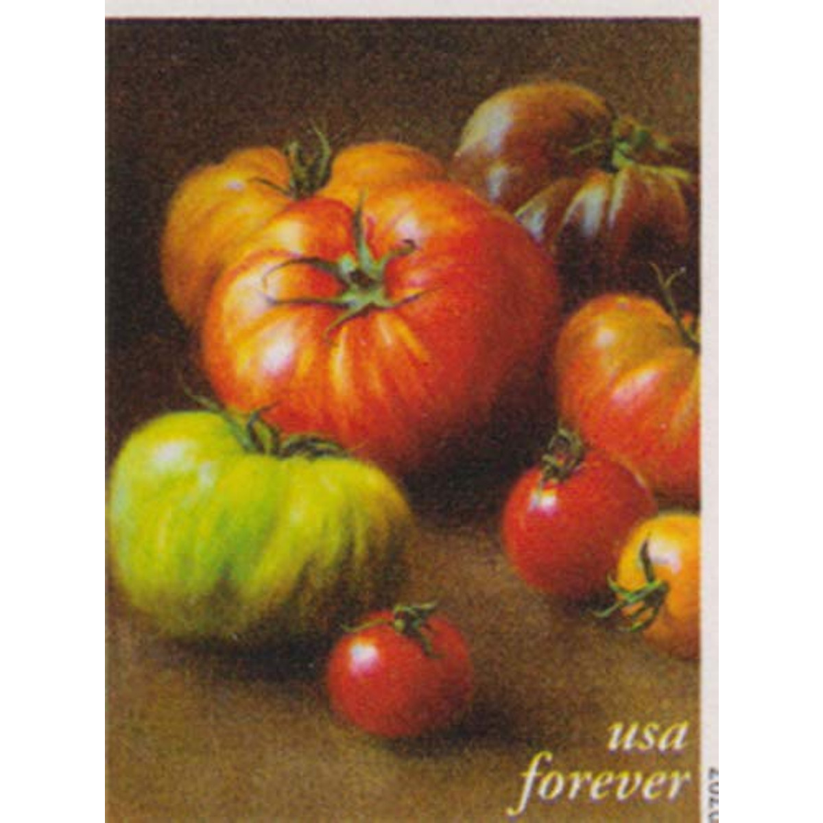 USPS Fruits and Vegetables Forever Stamps Booklet of 20