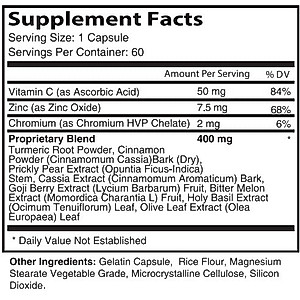 SugarBalance Capsules Supplement Max Advanced Formula (60 Capsules)