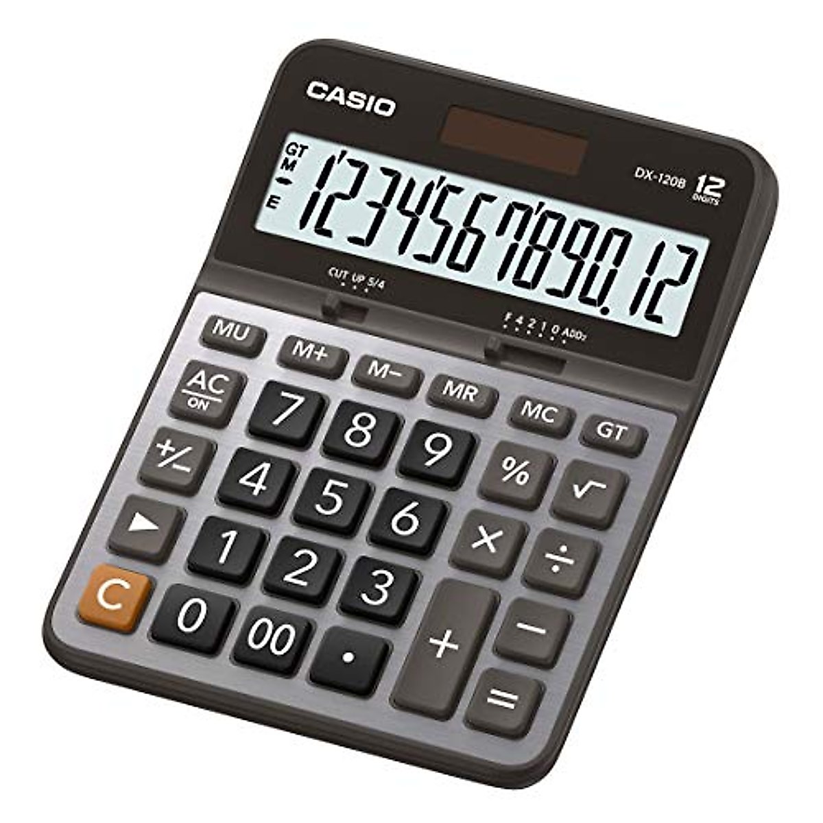 Casio GX-120B Electronic Desktop Calculator with 12-Digit Extra Large Display (6.9×5.1 in)