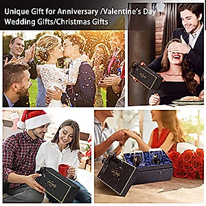 GEMTEND Engagement Gifts for Couples, Ring Finger Wine Glass, Bride and Groom Gifts, Funny Wedding Gifts for Couple, Just Married Gift, Mr and Mrs, Newlywed, Anniversary, Bridal Shower Gifts