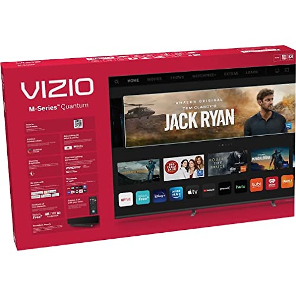 VIZIO 50-Inch M-Series 4K QLED HDR Smart TV with Voice Remote, Dolby Vision, HDR10+, Alexa Compatibility, VRR with AMD FreeSync, M50Q6-J01, 2022 Model