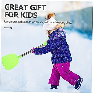 Happyyami 3 Sets Playing Snowball Backyard Beach Play Removal Trowel Maker Ice Practical Hand Cm Random Thrower Sand Tools Gardening Toys Toy Camping Portable Digging Cleaning