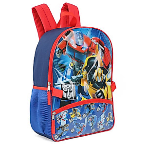 Transformers 16'' Full Size Backpack Lunchbox Set Bookbag School Set