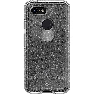 OtterBox Symmetry Clear Series Case for Google Pixel 3 XL - Non-Retail Packaging - Stardust (Silver Flake/Clear)