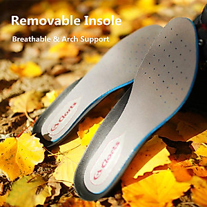 Clorts Women’s hiking camping Boots Waterproof Breathable High-Traction Grip Backpacking Hiker Shoes HKM-822E US 9 Purple