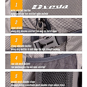 DVEDA 35L Lightweight Packable Backpack Waterproof Durable Hiking Travel Backpack Daypack