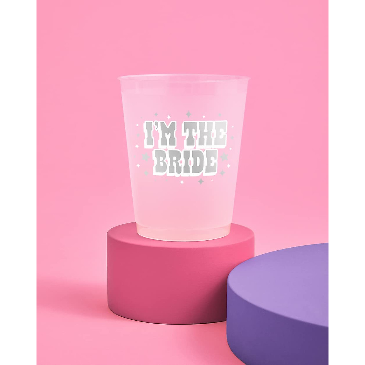 xo, Fetti Bachelorette Party Decorations Last Rodeo Reusable Cups Let's Go Girls - 16 Frost Flex Cups | Nashville Bridal Shower Gift, Cowgirl Bride Bridesmaid Favors
