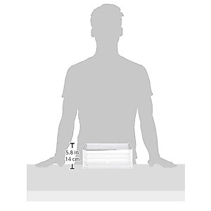 Muji E14A450 Storage Box, Large, Clear