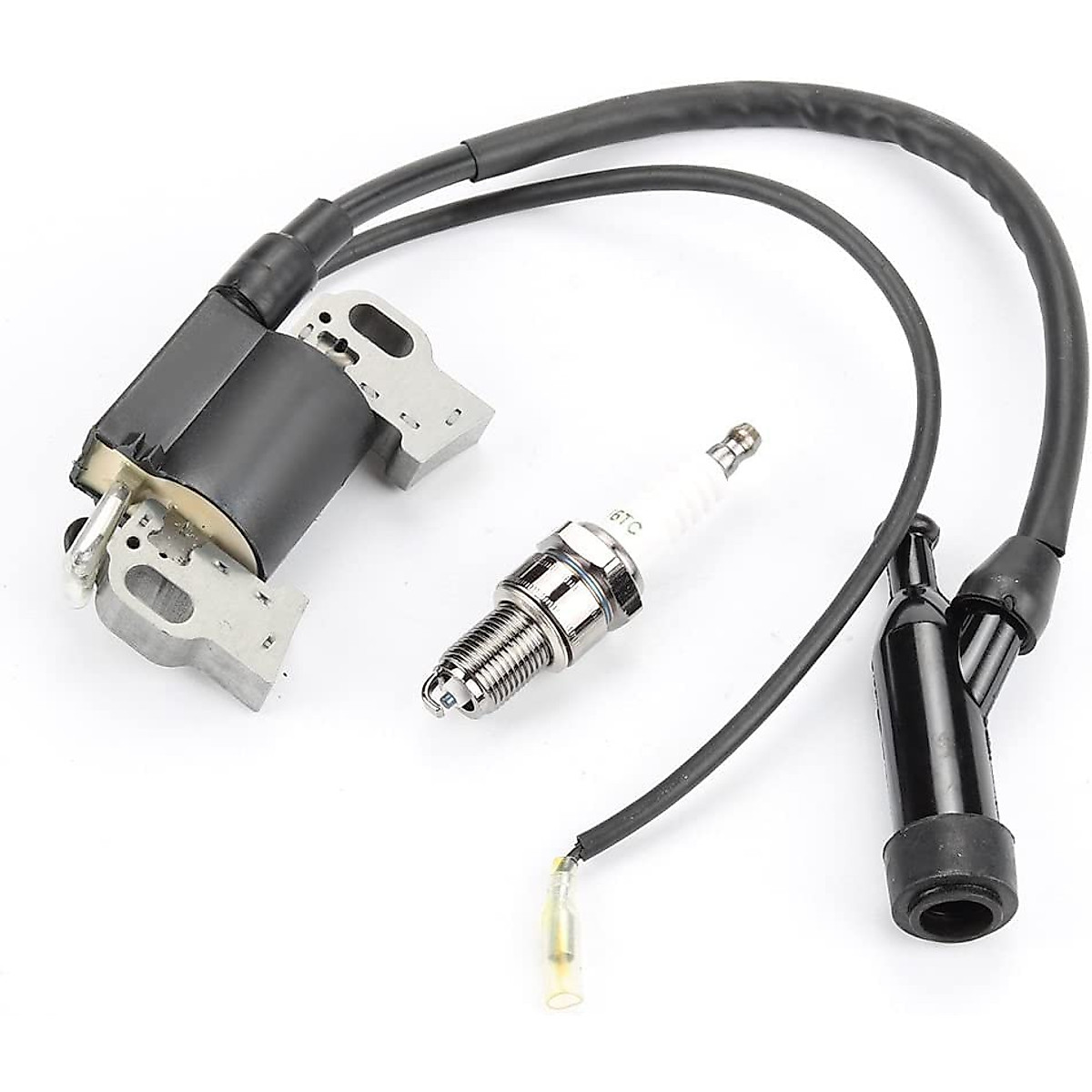 Buckbock GX240 Ignition Coil for Honda GX 240 Gx270 Gx340 Gx390 8hp 9hp 11hp 13hp Engine Lawn Mower Tractor Generator w/Spark Plug