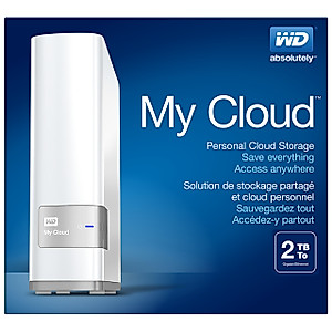 WD 2TB My Cloud Personal Network Attached Storage - NAS - WDBCTL0020HWT-NESN,White
