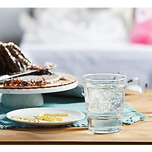 Libbey Geo Rocks Glasses, Set of 12