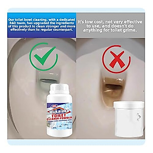 WUKALAKA Pumice Stone for Toilet Cleaning Bowl Stick, Pumice Stone Toilet Bowl Clean Brush, Powerfully Cleans Hard Water Rings, Calcium Buildup and Stains, Suitable for Cleaning Toilet, Bathroom