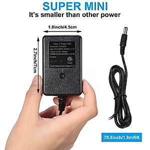 Weewooday 12V Charger for Kids Ride on Cars, 12 V Battery Charger for Ride on Toys with Charging Indicator Light for SUV Electric Ride Toy Battery Supply Power Accessories