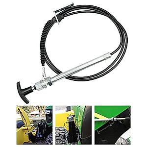 AM134404 Spout Control Input Cable Fit for John Deere, Chute Deflector Cable Fits for JD 44" Snow Blower on L 100 110 120 130 X 300 320 340 500 520 540 LA 100 110 120