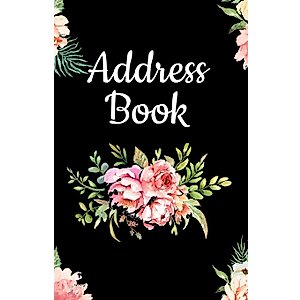 Address Book: Pretty Floral Design, Tabbed in Alphabetical Order, Perfect for Keeping Track of Addresses, Email, Mobile, Work & Home Phone Numbers, Social Media & Birthdays (Vintage Collection)