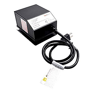 Skyflame Universal Replacement Stainless Steel BBQ Grill Electric Rotisserie Motor with Water Proof On/Off Switch - 6 watt 50 lb. Load Black