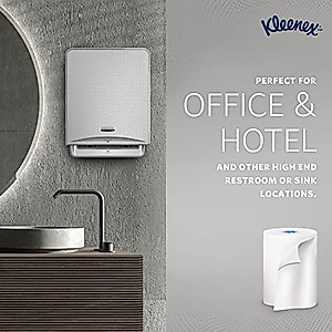 Kleenex® Hard Roll Paper Towels (25637), with Premium Absorbency Pockets™, for Blue Core Dispensers, White, (700'/Roll, 6 Rolls/Case, 4,200'/Case)