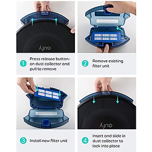Replacement Parts for Eufy RoboVac 11S Max, Accessories Kit for RoboVac 15C Max 30C Max 35c Max 15t Max 39 Max Series G10 G20 G30 G32 Edge Verge Hybrid (NOT FOR G40 G35 L35 L70 X8)