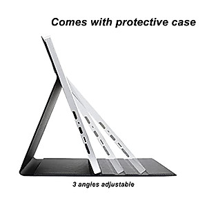 Naroote E Paper Monitor, High Response 100-240V Wide Angle Eye Protection 9.7 Inch Ink Screen for Laptop (US Plug)