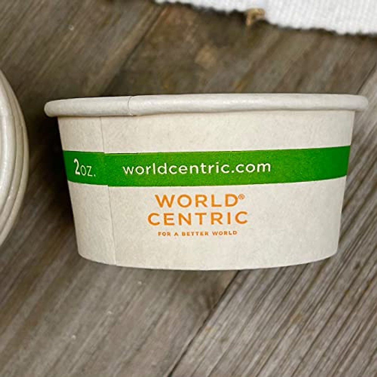 Outside the Box Papers 2 Ounce Souffle Cups and Lids - 100% Biodegradable and Compostable - 100 Pack