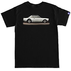 FTD Apparel Men's Skyline C10 GTR T Shirt - XL Black
