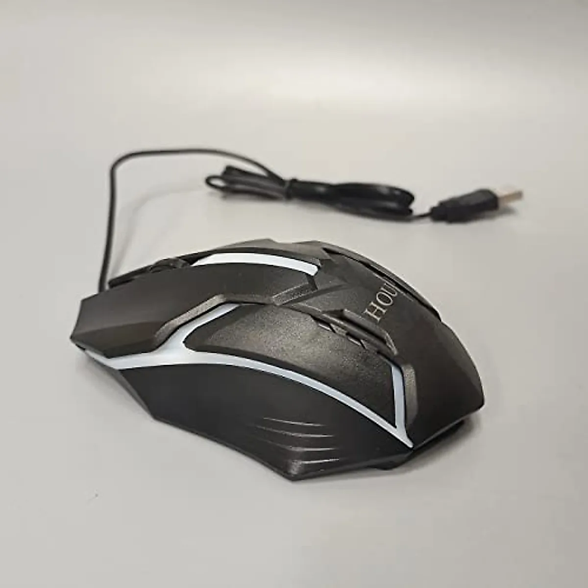 HOU Computer Peripheral Devices, Wired Gaming Mouse, PC Gaming Mice, Ergonomic Computer USB Mouse