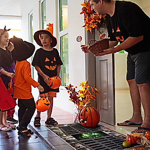 bobosufit Halloween Mat Clown Sewer 3D Illusion Outdoor Rug, Halloween Kitchen&Bathroom Mat Welcome Doormat Indoor Rugs, Scary Halloween Floor Front Door Mats Decorations 19 X 31 Inch