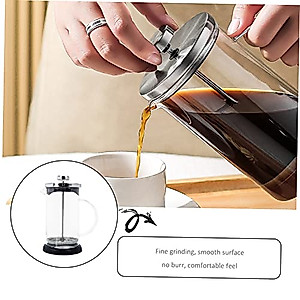 CRAFTHROU Coffee Maker Travel Kettle Coffee Maker Pot Coffee Pot Camping Tea Kettle Coffee Espresso Camping Water Jug Portable Espresso Coffee Maker Stainless Steel Silver