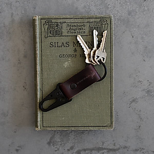 Ford Bronco Belt Clip Leather Keychain Ring Tag