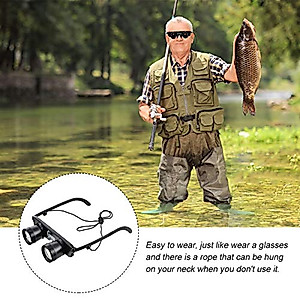 BESPORTBLE Eyeglasses Binocular Hands-Free Binocular Glasses 3 x 28 Binocular for Fishing Bird Watching Travel Sightseeing Outdoor Sports Concerts Theater Opera TV
