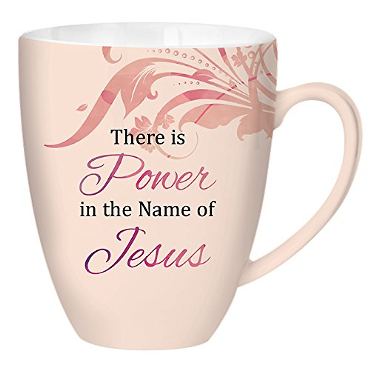 African American Expressions - Power in Name of Jesus Mug (15 oz.) CHMUG23, pink