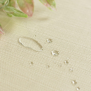 Benson Mills Heavy Duty Clear Plastic Tablecloth Protector, 100% Waterproof Table Cloth, Oil Spill Proof, Table Cover for Dining Tables, Parties and Holidays (70" Round)