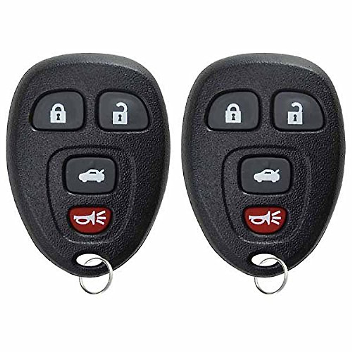 KeylessOption Keyless Entry Remote Control Car Key Fob for Impala Lucerne DTS Monte Carlo 15912859 (Pack of 2)