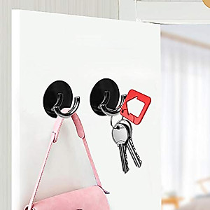 Anti-Rusty Adhesive Waterproof Durable Hook, Wall Hanger, Bathroom for Kitchen Storing The Clothes(Black)