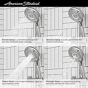 American Standard 9238759.295 Spectra Filtered Hand Shower Rail System in Brushed Nickel