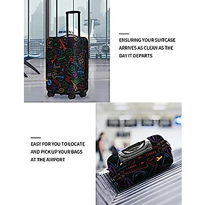 URBEST Luggage Cover Protector Suitcase Anti Scratch Dirt Covers, Fits 18"-22" Luggage Passport Visa